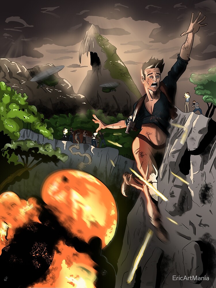 "Uncharted fan art" Poster for Sale by EricArtMania | Redbubble
