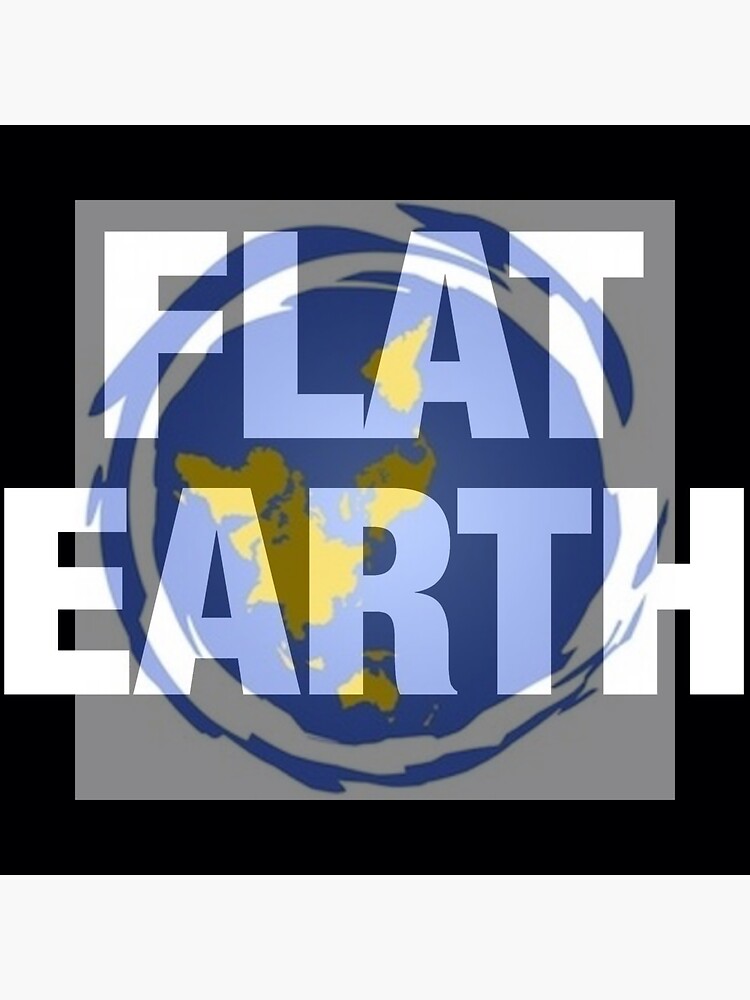 "Flat earth,real truth" Sticker by Delboydood | Redbubble