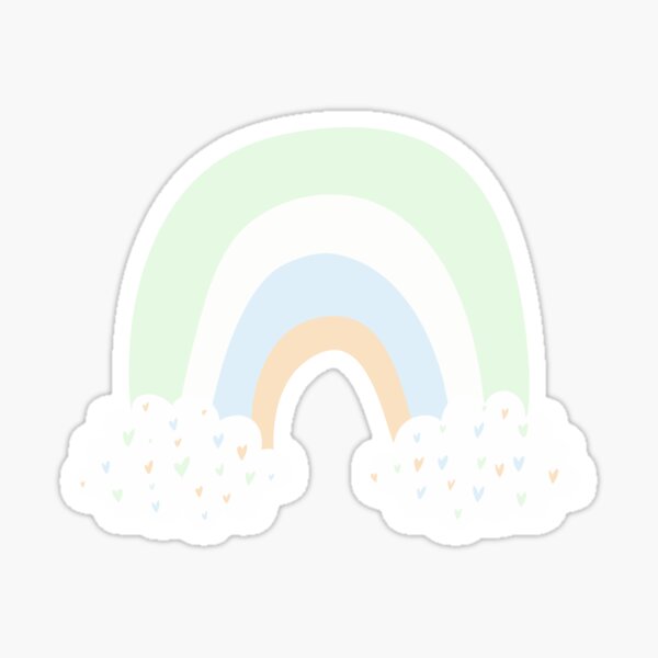 "unlabeled rainbow" Sticker for Sale by itsrubii | Redbubble