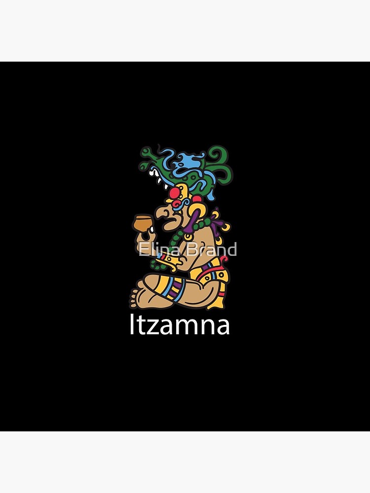 "Itzamna Mayan " Pin for Sale by Punabert | Redbubble