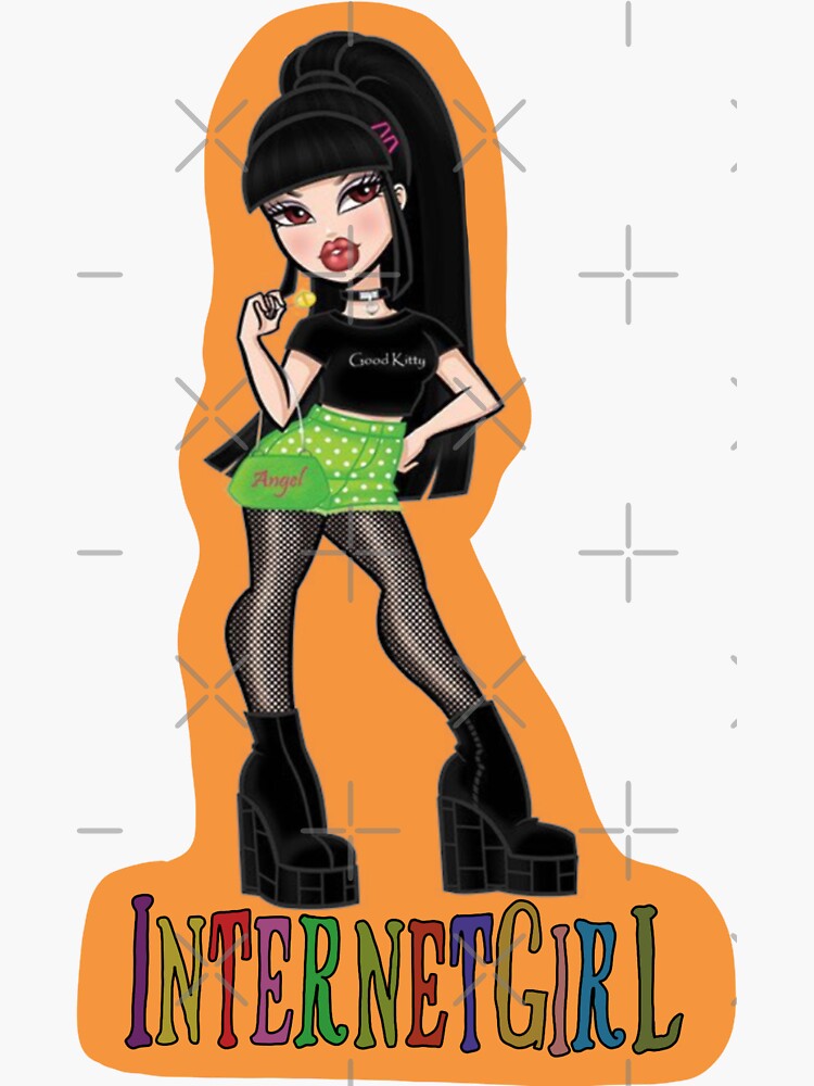 "Igirl bratz " Sticker by prettyuglyangel | Redbubble