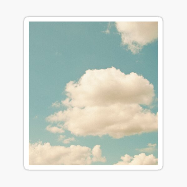 "Tumblr Aesthetic Clouds" Sticker for Sale by MinimalistCo | Redbubble