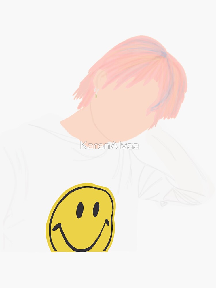 "TXT Yeonjun Blue Hour" Sticker by KarenAlvaa | Redbubble