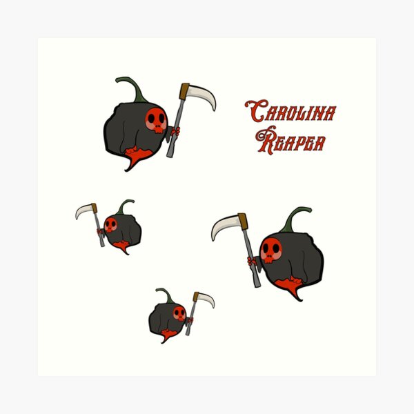 Carolina Reaper Art Prints | Redbubble