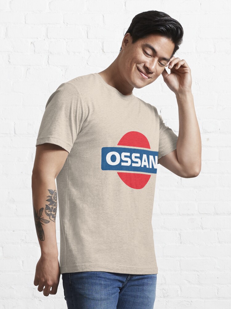 "NISSAN parody - OSSAN LOGO" T-shirt by yhdrea | Redbubble