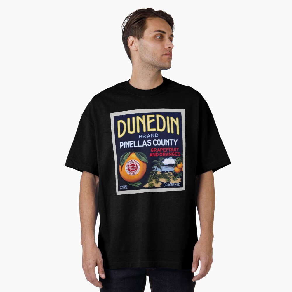 "Dunedin Florida fruit label" Sticker for Sale by dltphoto | Redbubble