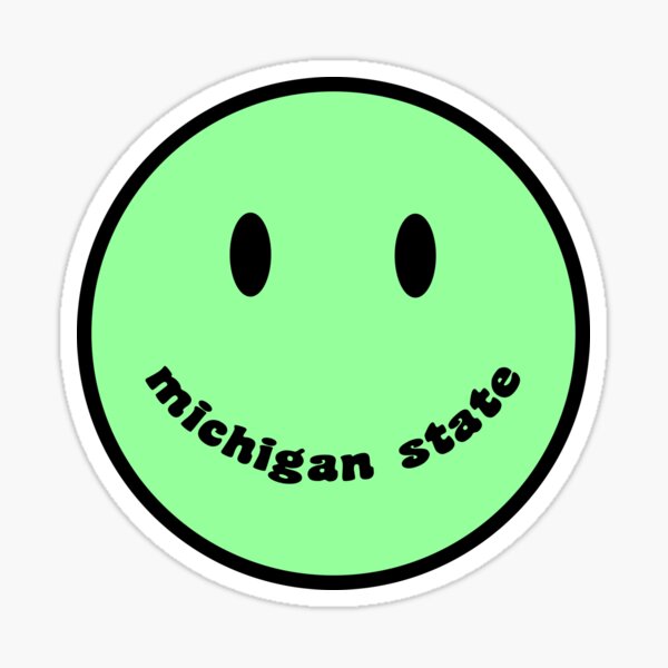 "MSU Smiley " Sticker for Sale by jlobello | Redbubble