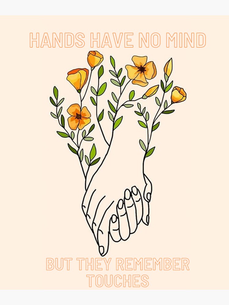 "Hands remember" Sticker by alexandrutarcan | Redbubble