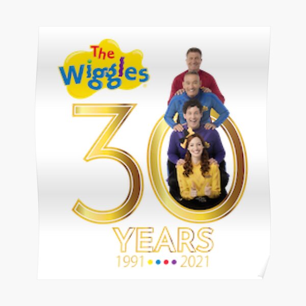 "The Wiggles 30 Years Logo" Poster for Sale by paulmcsassy | Redbubble