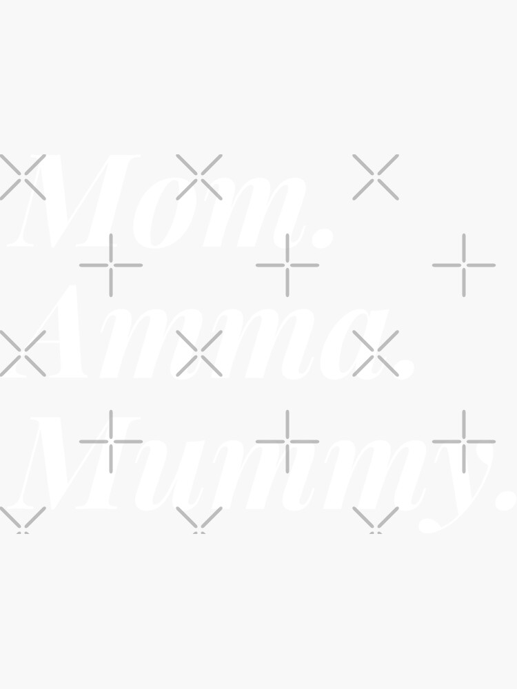 "Mom, Amma, Mummy Modern Design (Mother's day Celebration Gift ...