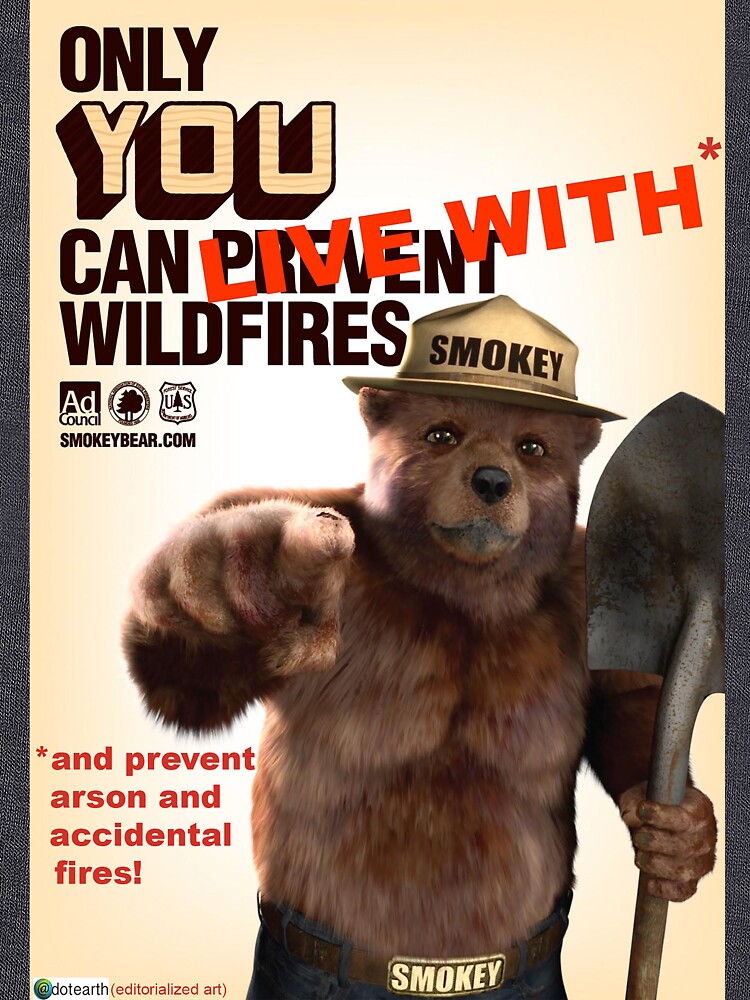 Smokey Bear Only You poster Classic T-Shirt sold by Joyann | SKU ...