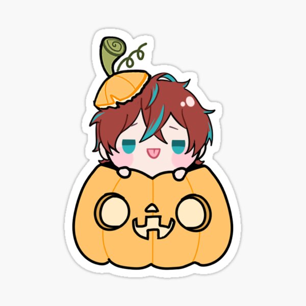 "Pumpkin Doppo" Sticker for Sale by lowkeygeeky | Redbubble