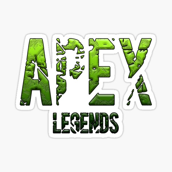 "Apex Legends - Gradient (Green)" Sticker by ProjectBlackout | Redbubble