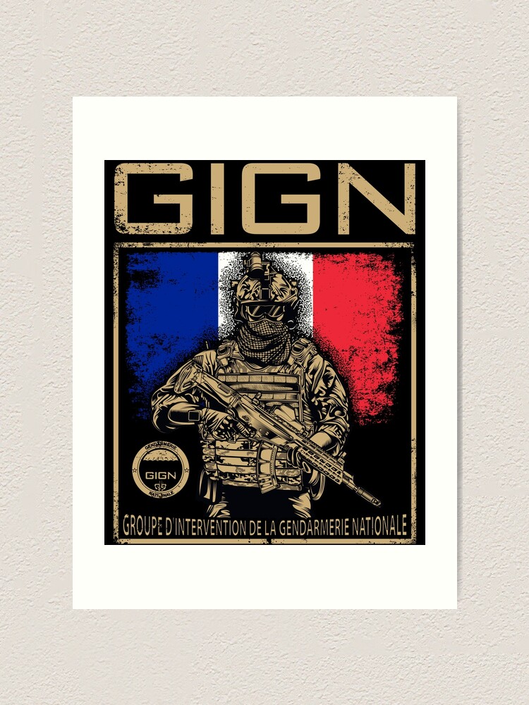 "GIGN National Gendarmerie Intervention Group " Art Print for Sale by ...