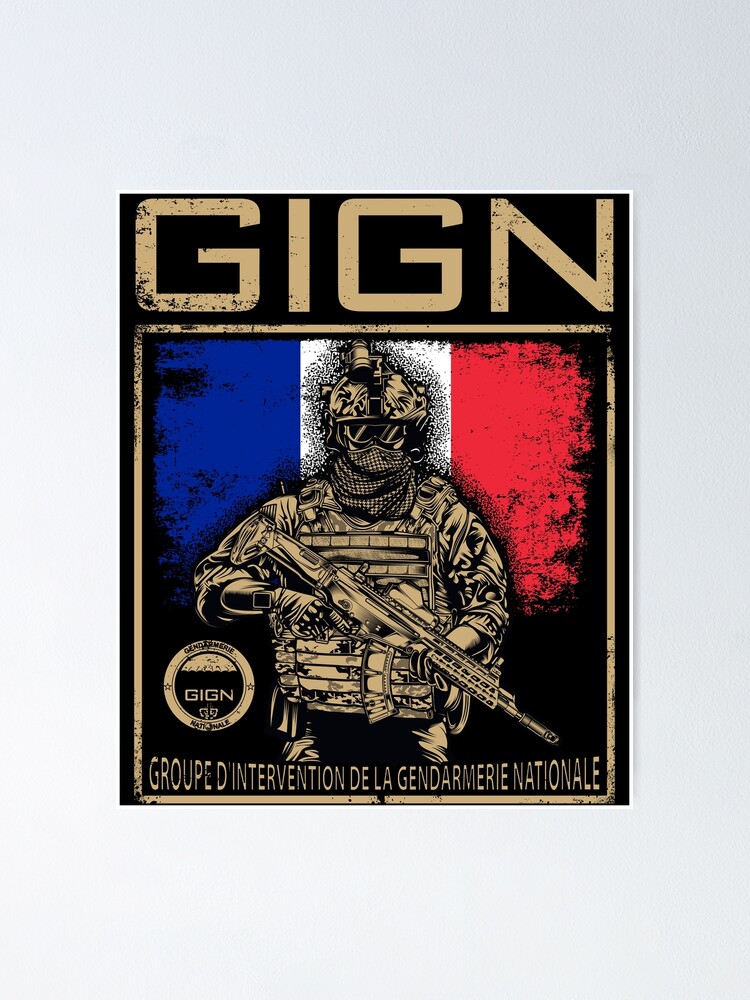 Poster « Groupe d'intervention de la gendarmerie nationale du GIGN ...
