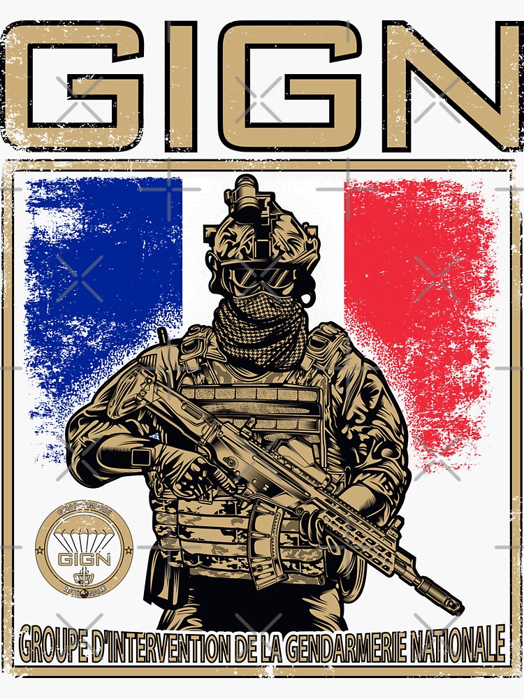 Pegatina «Grupo de Intervención de Gendarmería Nacional de GIGN» de ...