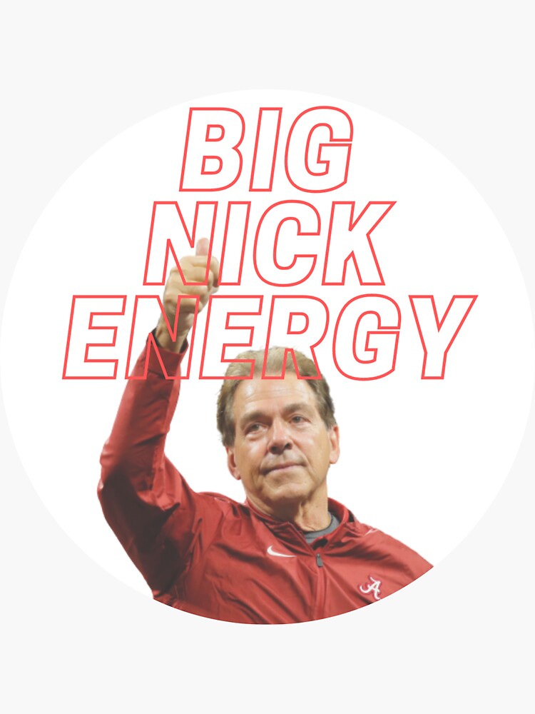"Big Nick Energy" Sticker for Sale by AshlynParrott | Redbubble