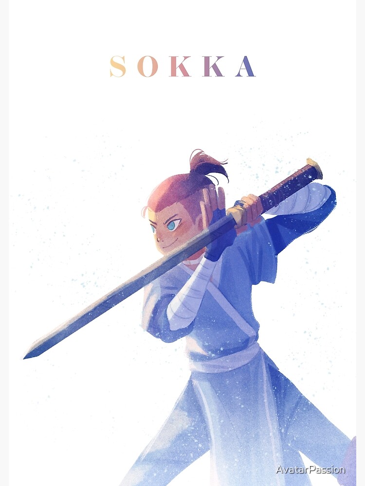 "Sokka Sword Illustration - Avatar The Last Airbender ATLA" Poster for ...