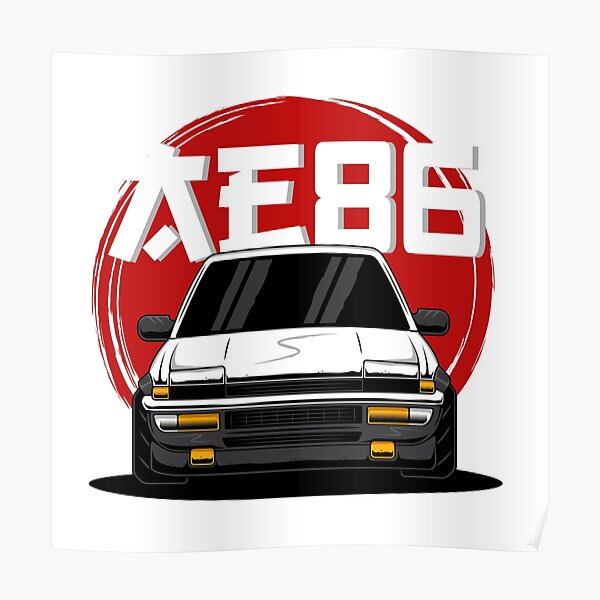 Toyota Ae86 Posters | Redbubble