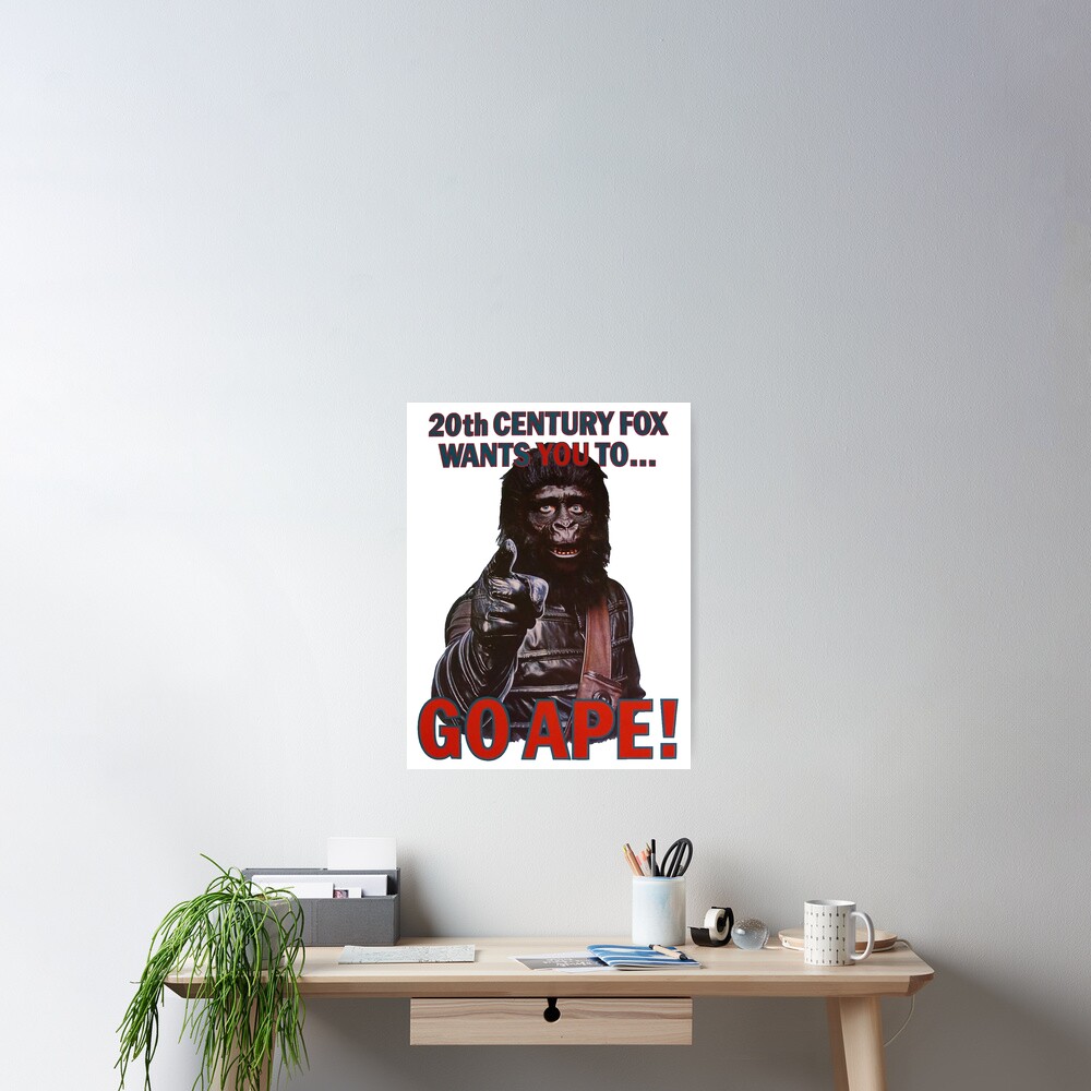"Go Ape-Planet of the Apes" Poster for Sale by Jstratt27 | Redbubble