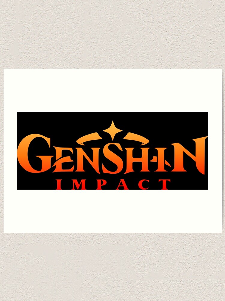 "Genshin Impact | Logo" Art Print for Sale by SugoiStuff | Redbubble