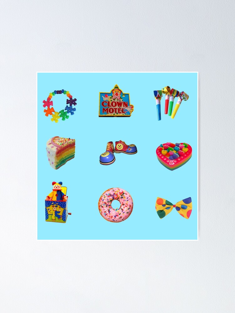 "Clowncore Pack" Poster for Sale by CandyAcid | Redbubble