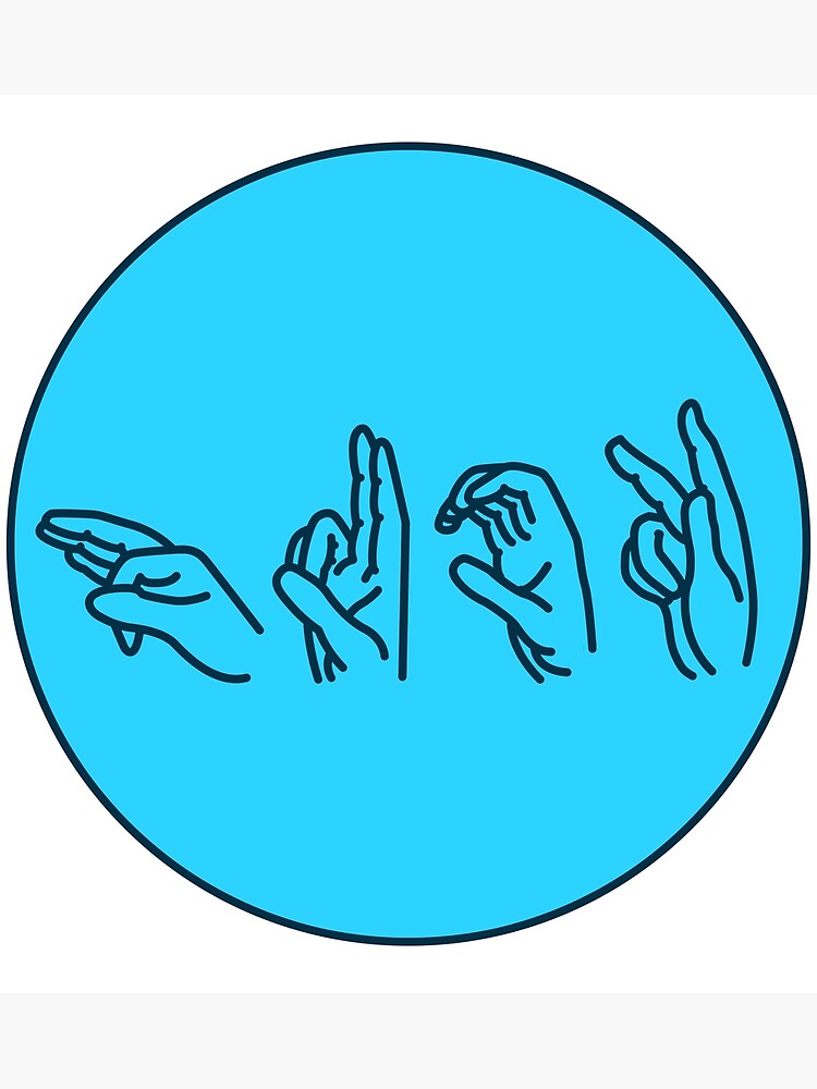 "Rude Sign Language" Poster by Schreider | Redbubble