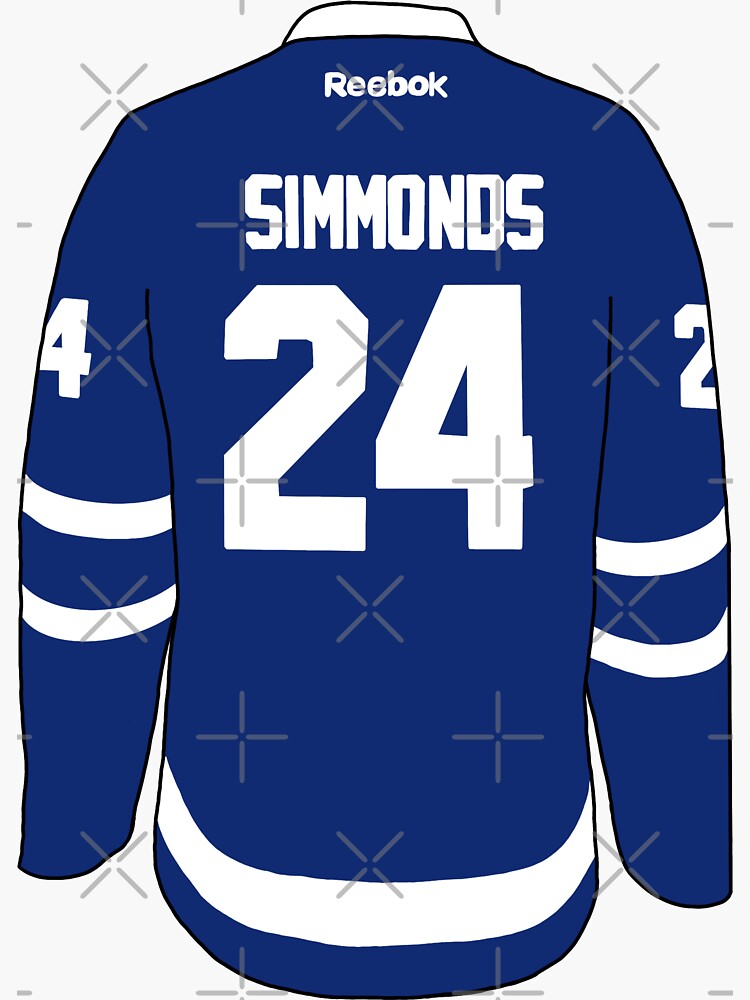 "Wayne Simmonds jersey" Sticker for Sale by macd4485 | Redbubble