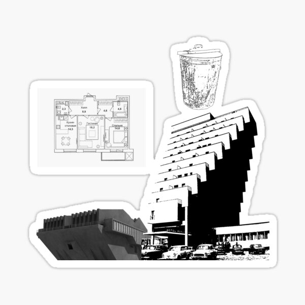 "soviet trash" Sticker for Sale by dschinghiskhan | Redbubble
