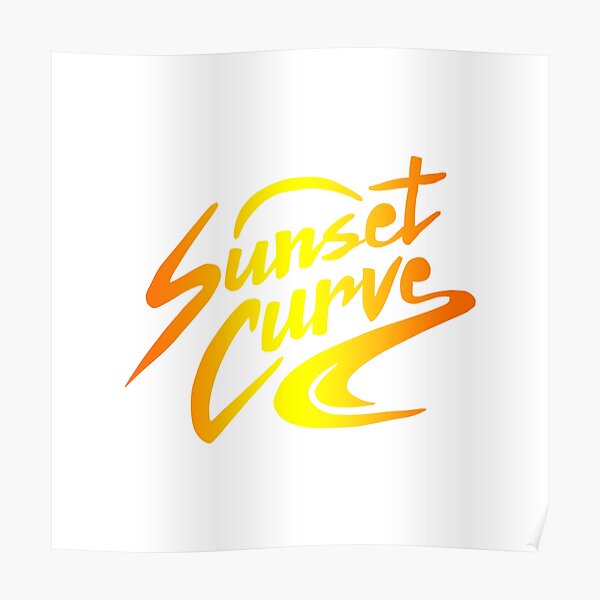 "Sunset Curve logo" Poster for Sale by dimitar-pnankov | Redbubble