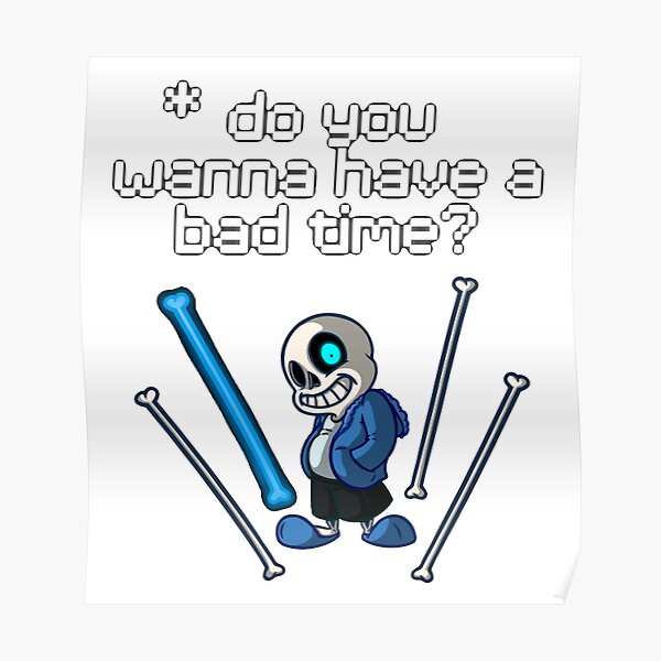 "Undertale - Sans" Poster for Sale by dpfelix | Redbubble