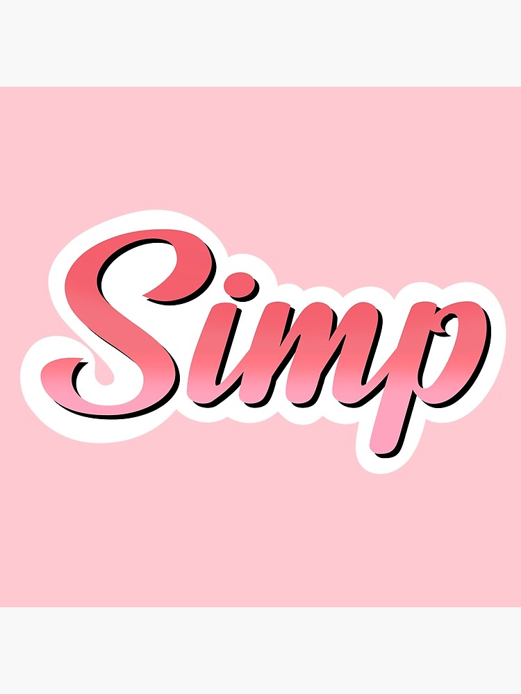 "Simp Design with Outline" Art Print by Annimoffat | Redbubble