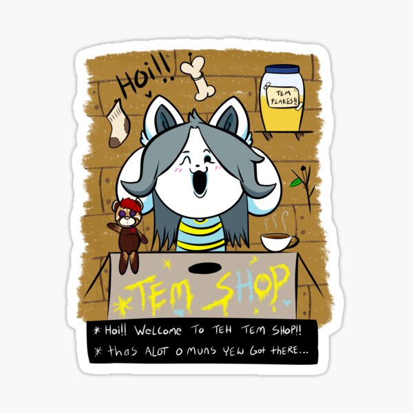 Temmie Shop Quotes Tem Shop Merch & Gifts For Sale | Redbubble