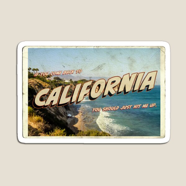 Imán for Sale con la obra «Postal de California - Lana Del Rey - NFR ...