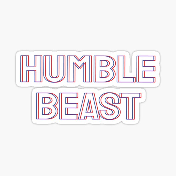 Humble Beast Stickers | Redbubble