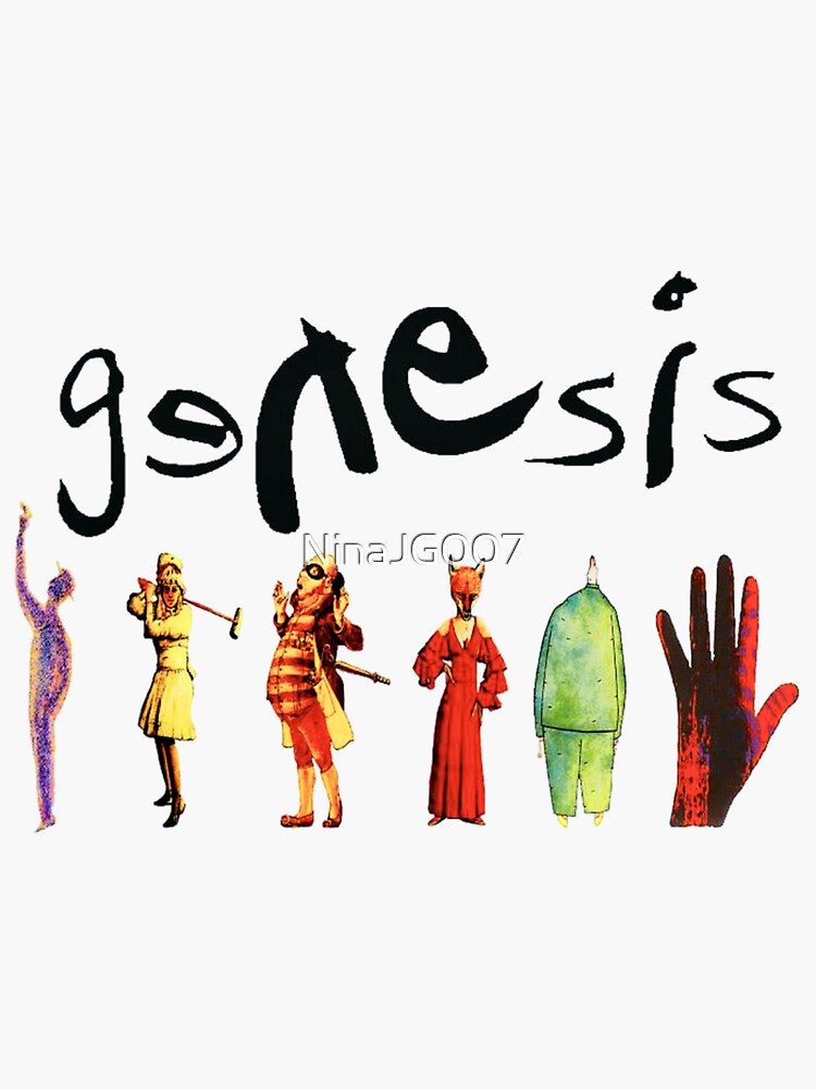 "Genesis " Sticker for Sale by NinaJG007 | Redbubble