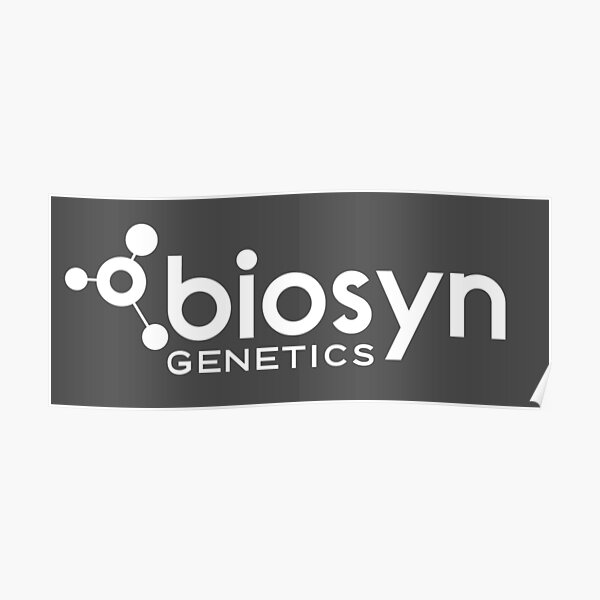 "Jurassic Biosyn Genetics" Poster by TharinWhite | Redbubble