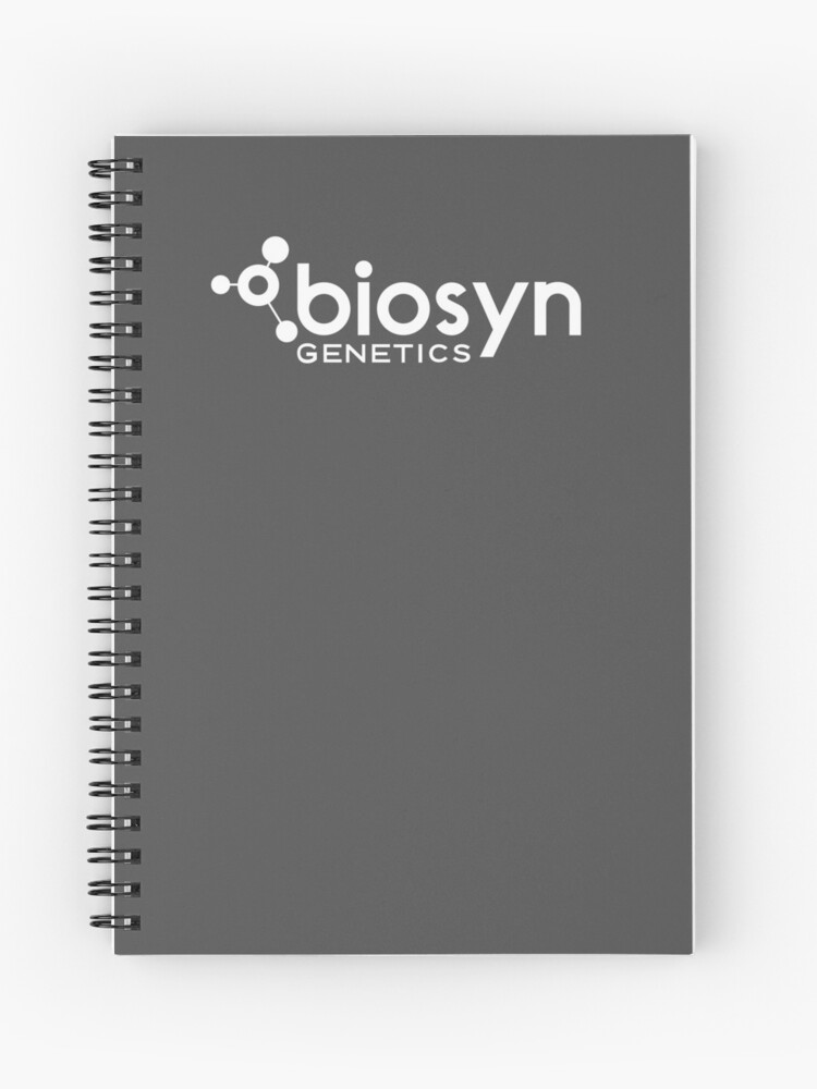 "Jurassic Biosyn Genetics" Spiral Notebook for Sale by TharinWhite ...