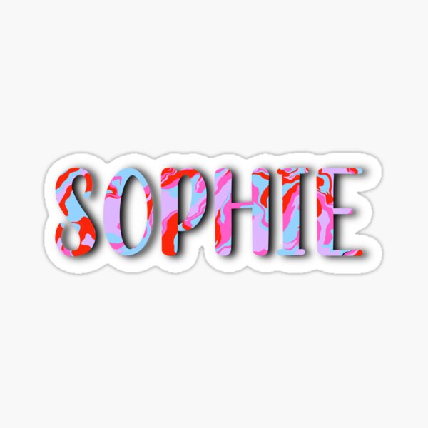 "Sophie" Sticker for Sale by dolphin1128 | Redbubble