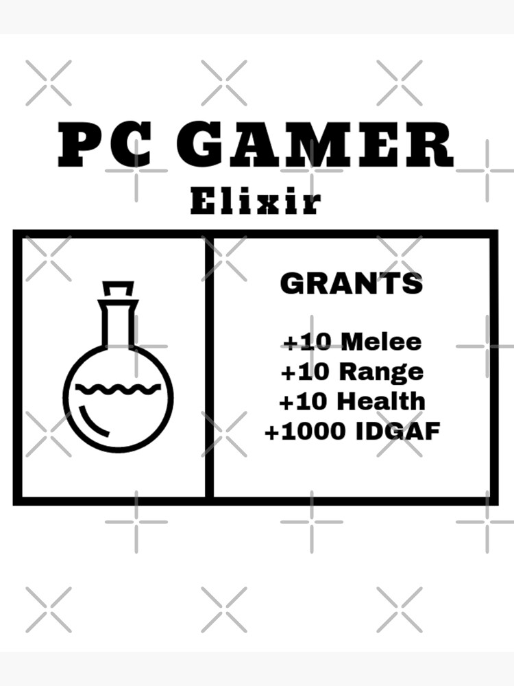 "Gaming Elixir" Poster for Sale by PCGAMER1 | Redbubble