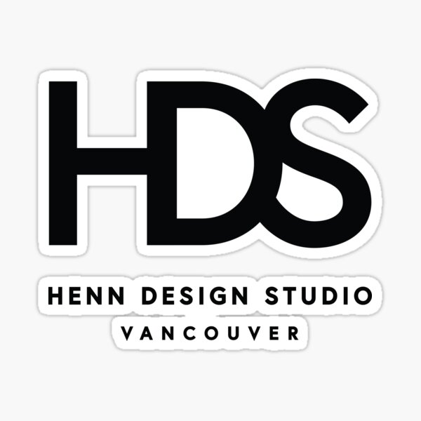 "HDS Henn Design Studio" Sticker by henndesign | Redbubble