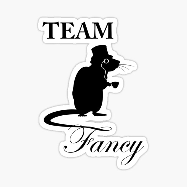 "Team Fancy" Sticker by TheAmberMoon | Redbubble