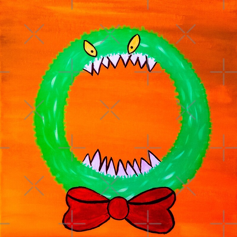 "Evil Wreath" by KGsBoutique | Redbubble