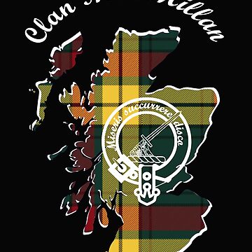"Clan MacMillan Scotland Map Crest" Classic T-Shirt for Sale by BagTown ...