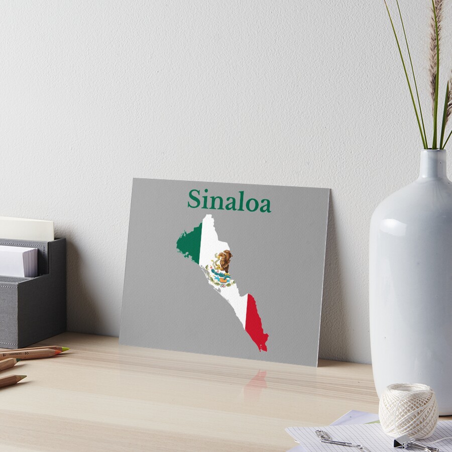 "Sinaloa State Map, Mexico." Poster for Sale by marosharaf | Redbubble