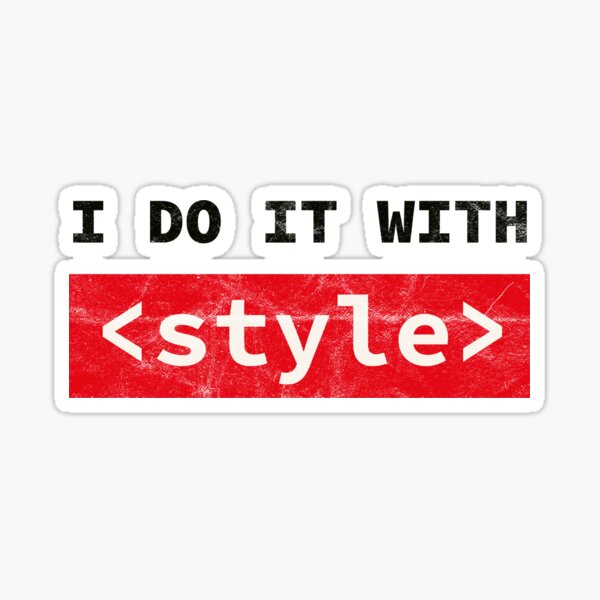 Programmer Developer Html Css Computer Scientist Geek Coder Design Sticker By A Fashion