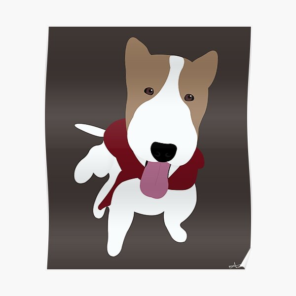 "Roxy Dog" Poster for Sale by AidaAviles | Redbubble