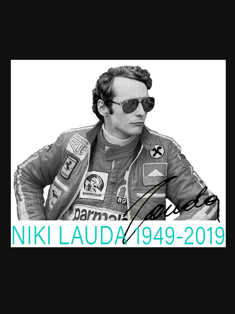 "Niki Lauda T-shirt" T-shirt for Sale by HaveYourCake | Redbubble ...