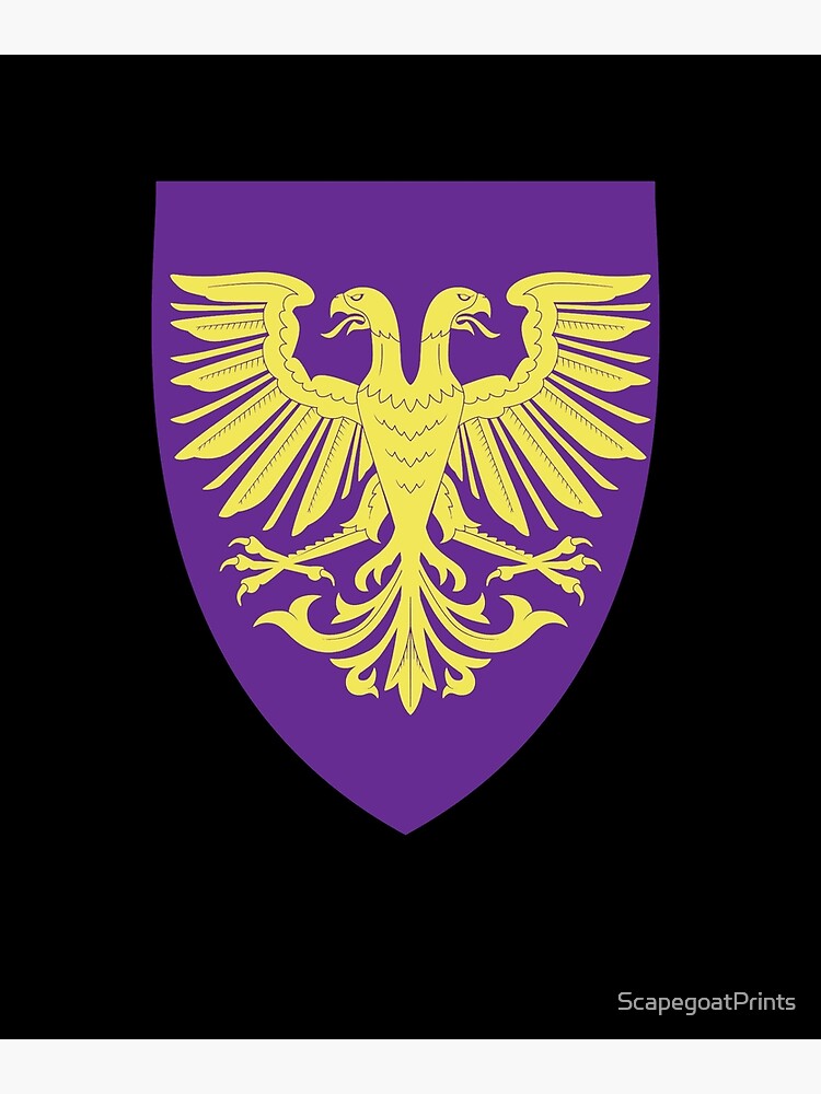 "The Heraldry of Gawain" Poster by ScapegoatPrints | Redbubble