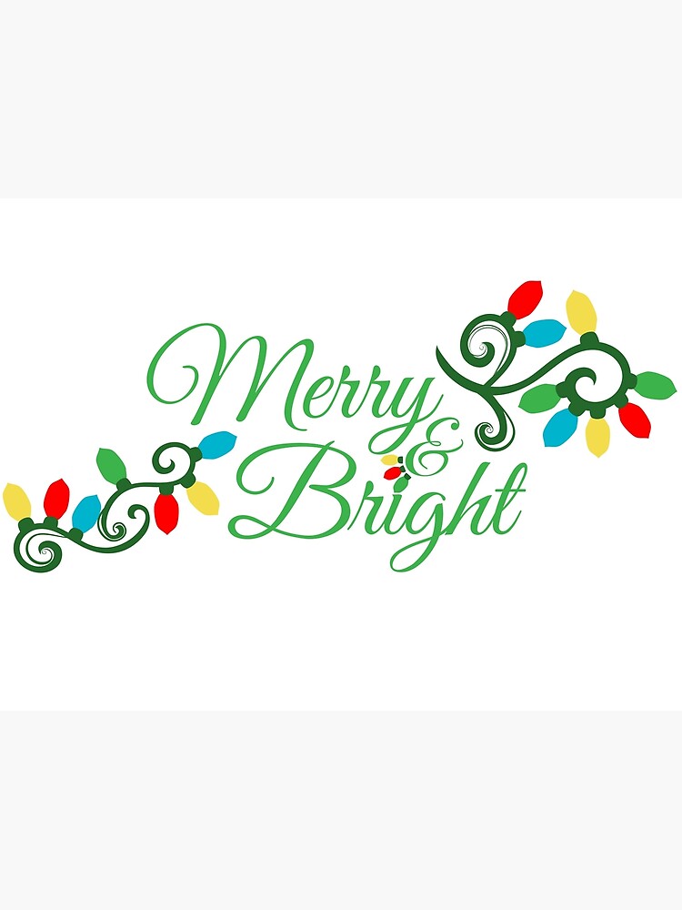 "Fröhlich und hell mit Weihnachtslichtern" Fotodruck von Anna-Mation ...